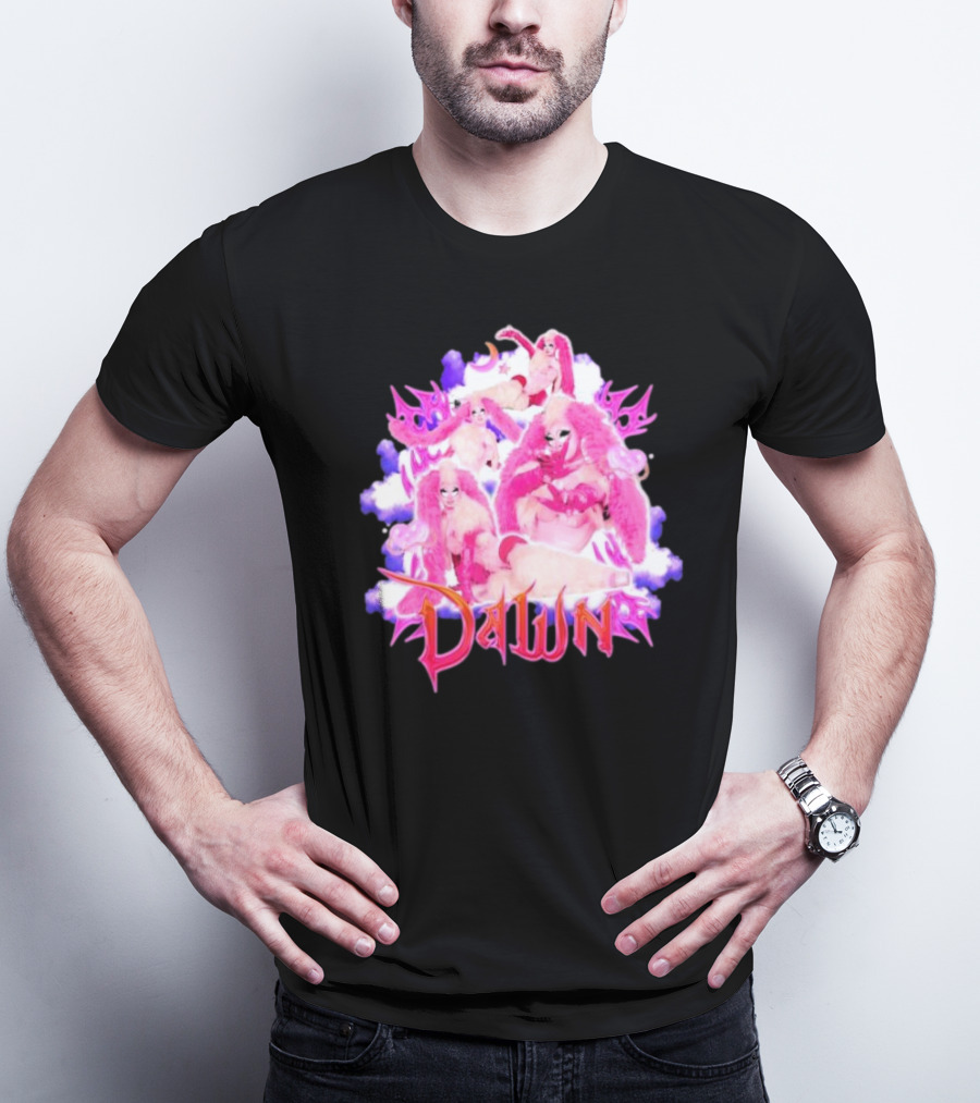 Dawnverse Dragcon Pink Fantasy T-Shirt