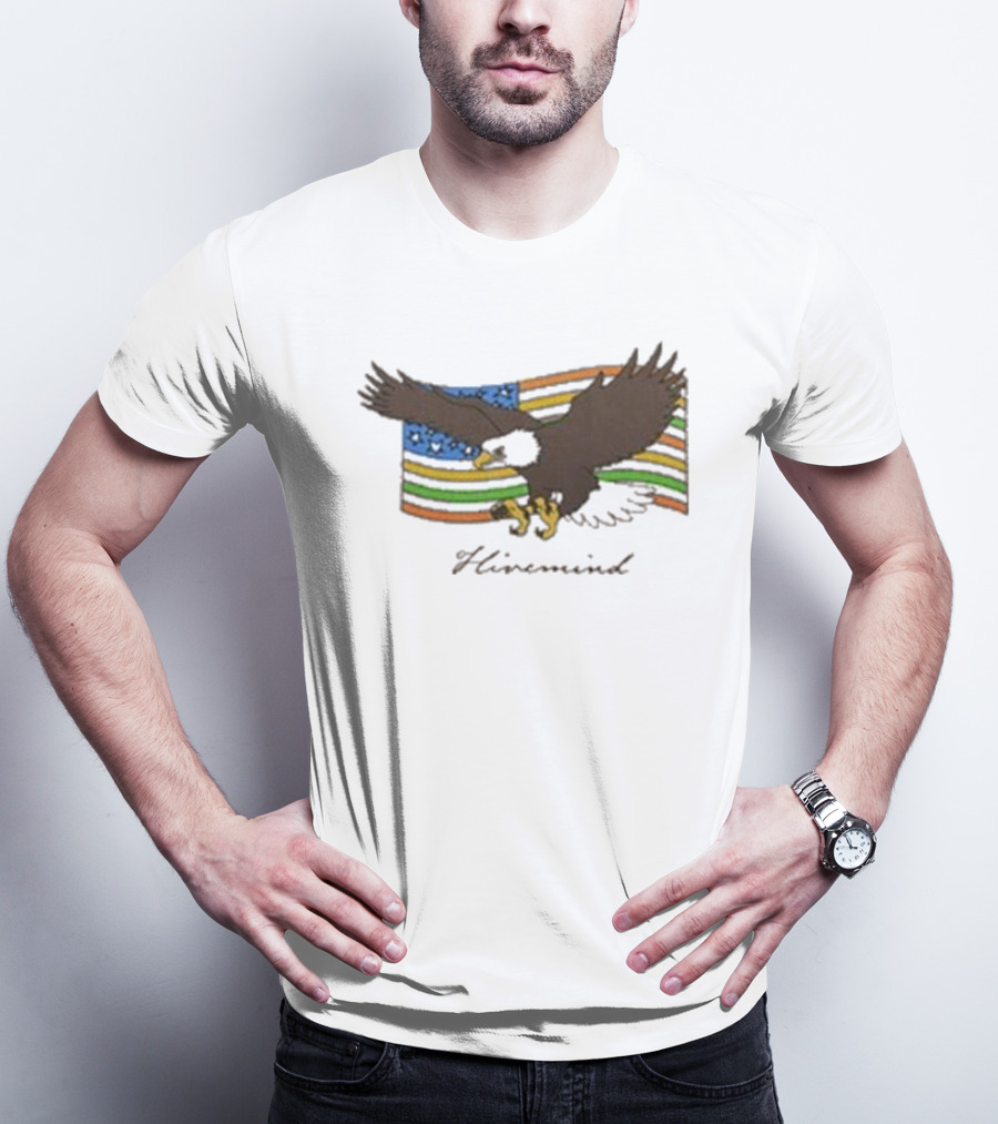 Copes Hivemind Flag Eagle On Colorful T-Shirt