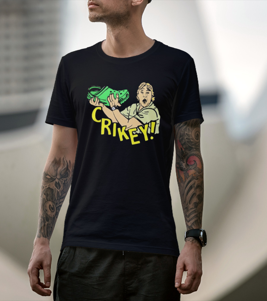 Crikey Crocs Hunter Surprise Enthusiasm T-Shirt