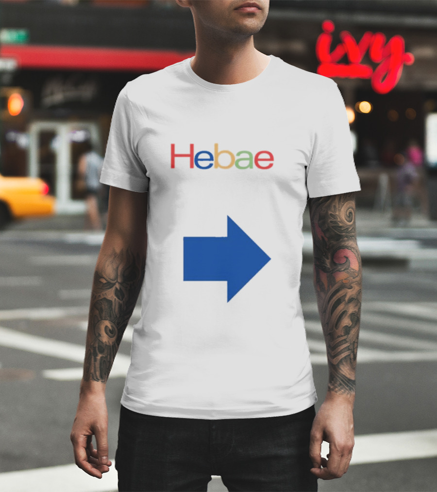 Cursed Couple’s Hebae Shebae Google Arrow T-Shirt