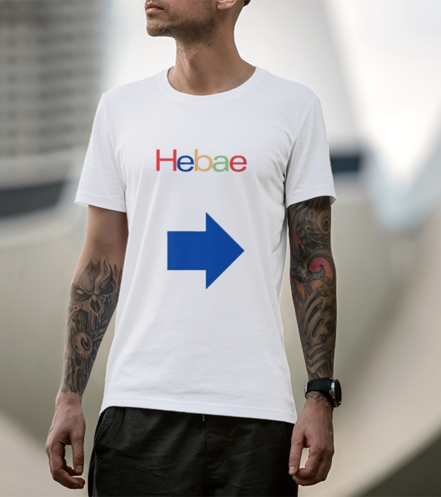 Cursed Couple’s Hebae Shebae Google Arrow T-Shirt