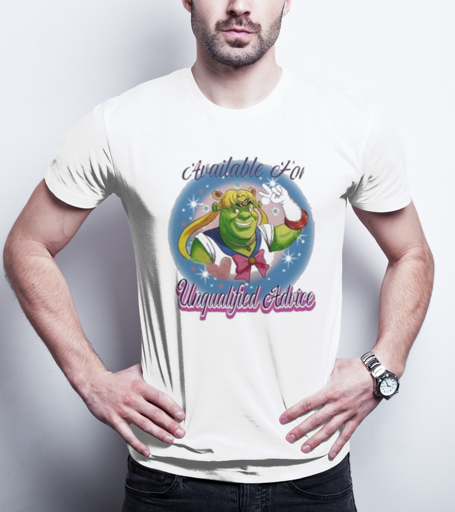 Available Ogre For Unqualified Advice Sailor Moon T-Shirt