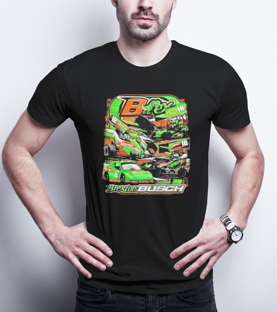 Brexton Busch Racing 18 Servpro Frog T-Shirt