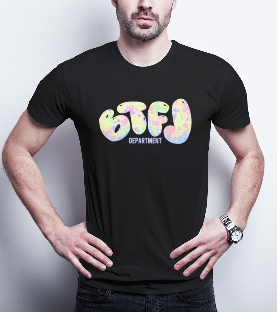 Btfl Studio Department Colorful Abstract Lettering T-Shirt