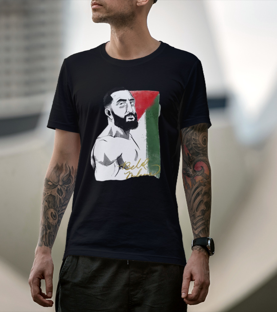 Remember The Name Belal Muhammad Palestinian Flag T-Shirt