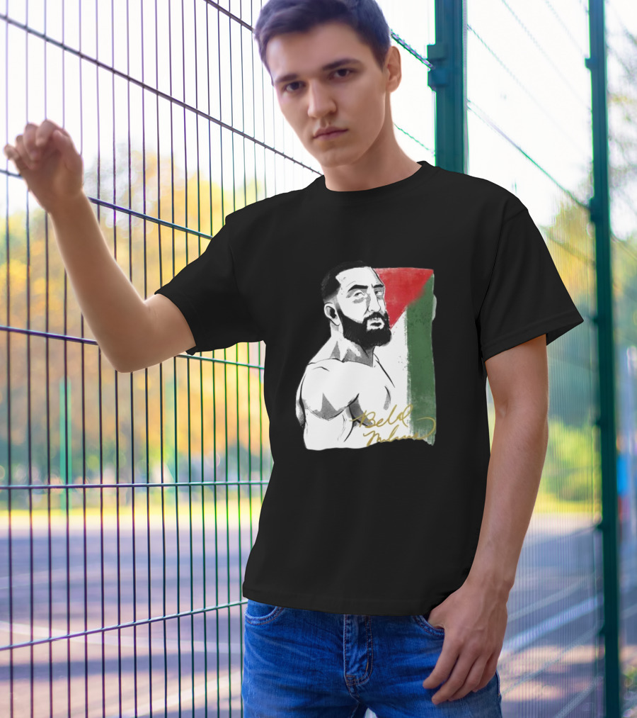 Remember The Name Belal Muhammad Palestinian Flag T-Shirt