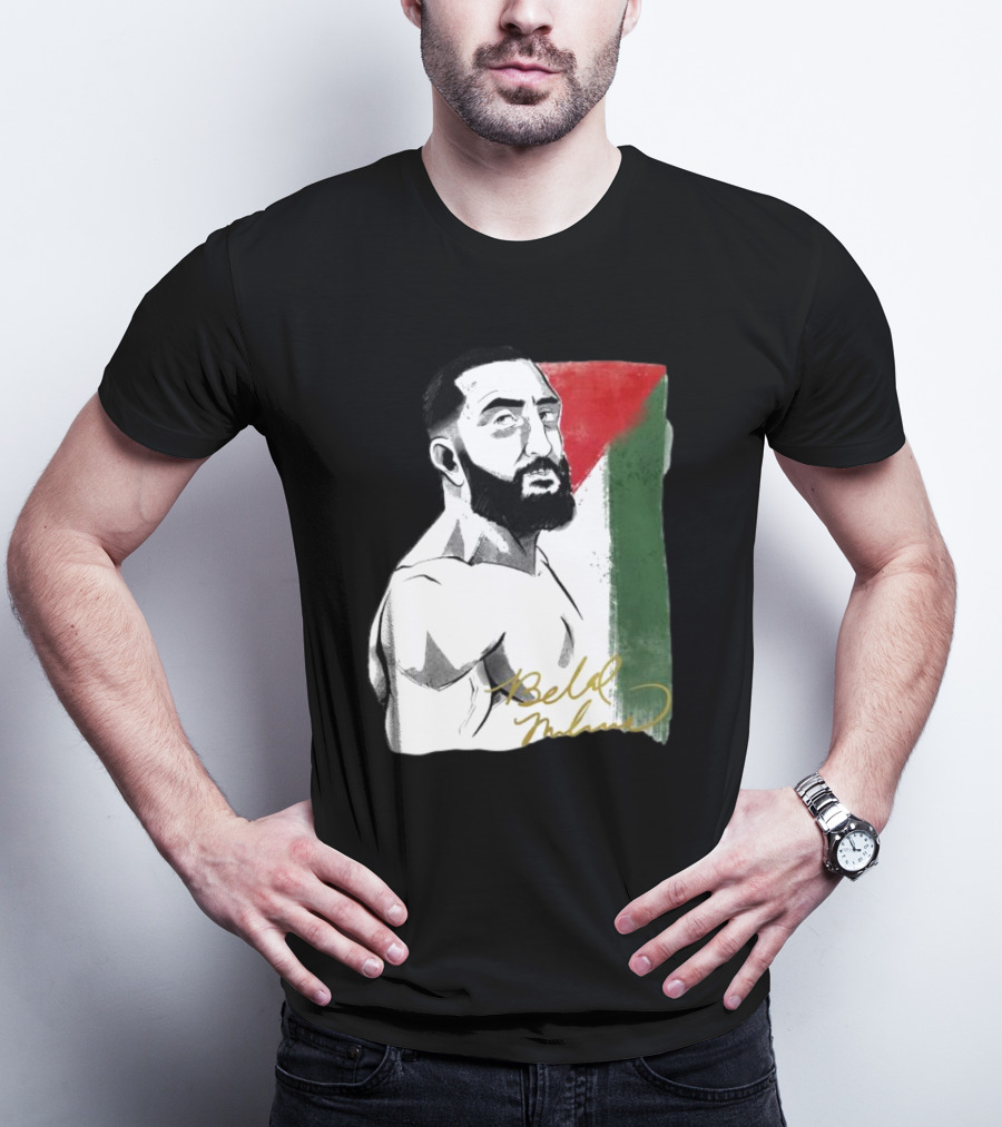 Remember The Name Belal Muhammad Palestinian Flag T-Shirt