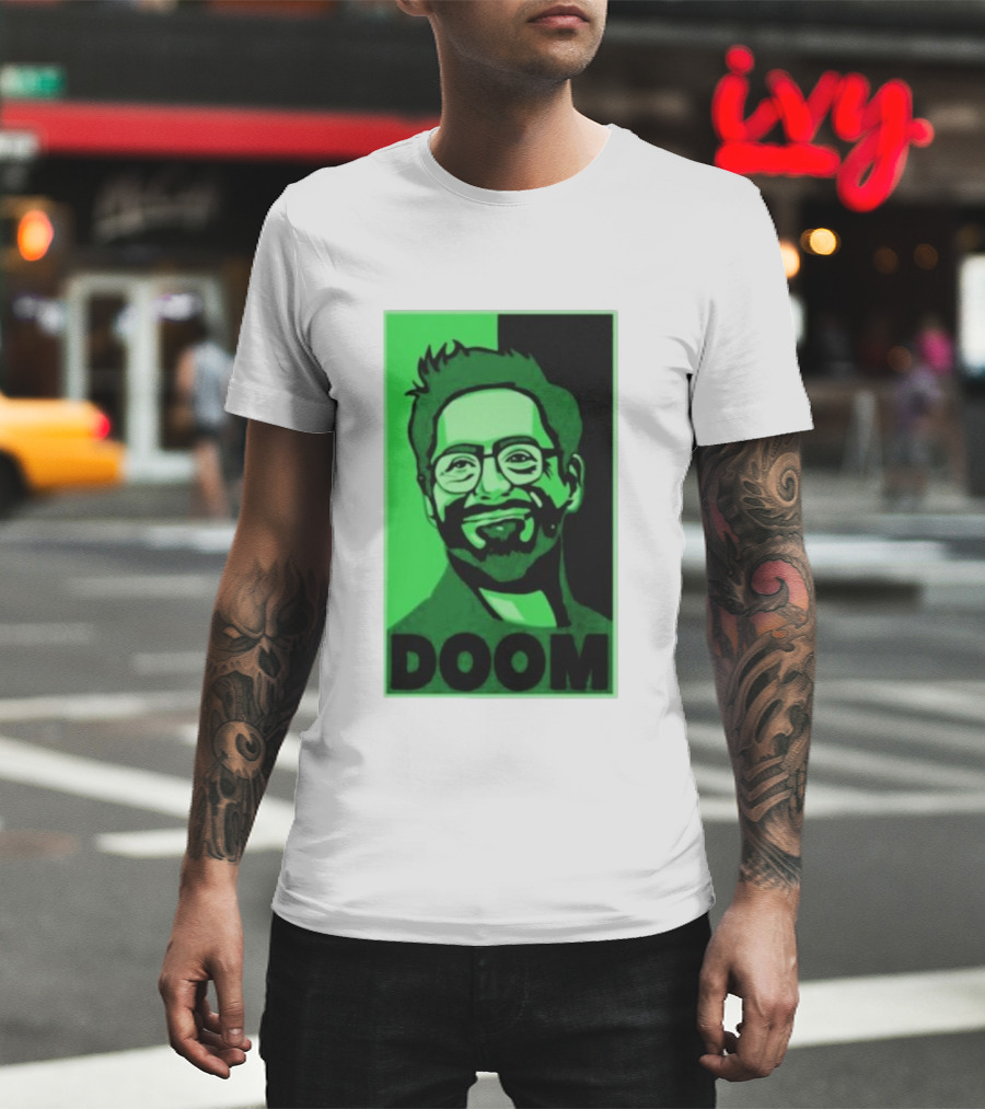 Screencrush Robert Downey Jr Doom T-Shirt
