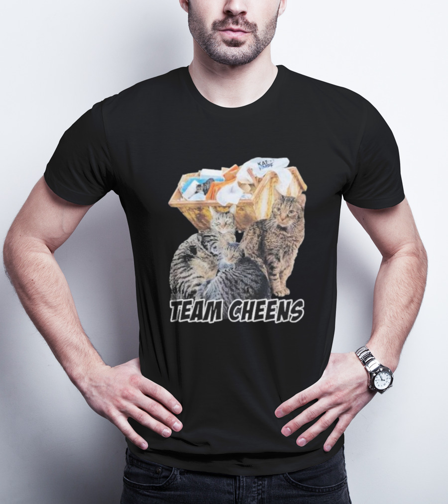 Team Cheens Cat Squad Dumpster Gathering T-Shirt