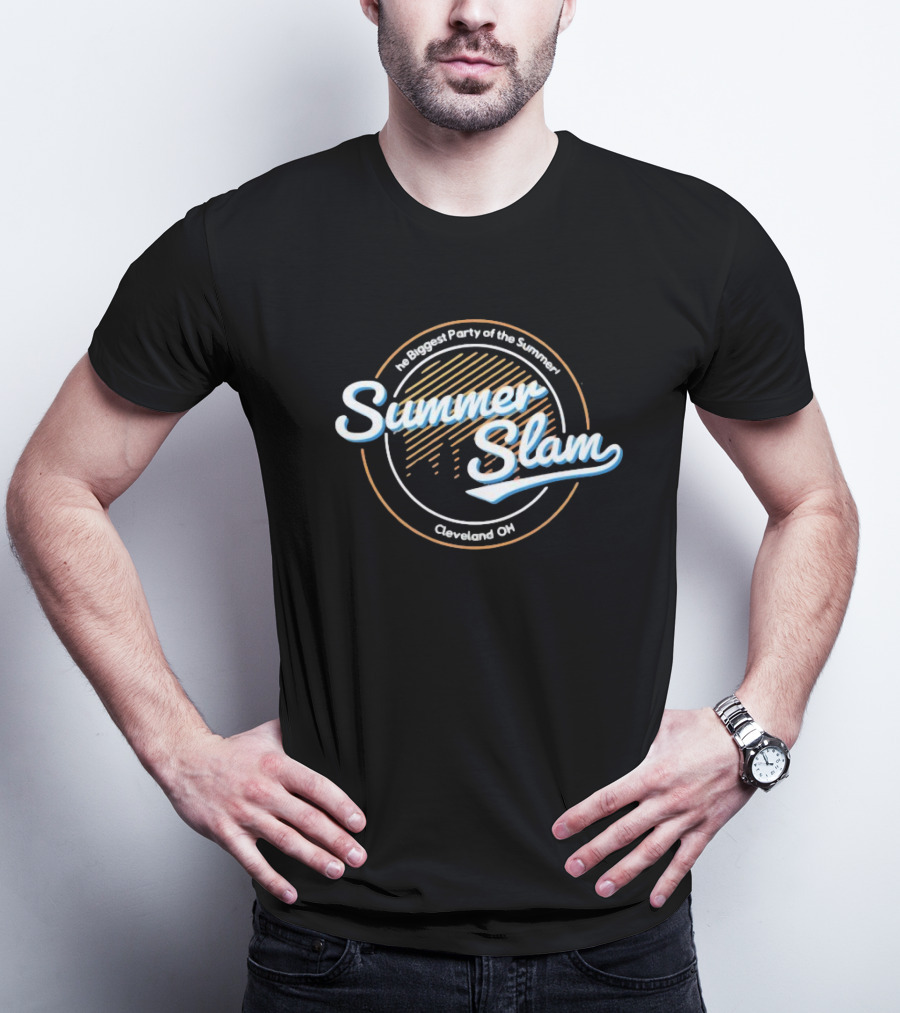 The Biggest Party Of The Summer SummerSlam Cleveland OH T-Shirt