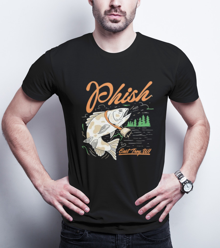 Phish East Troy WI Moo Fish July T-Shirt
