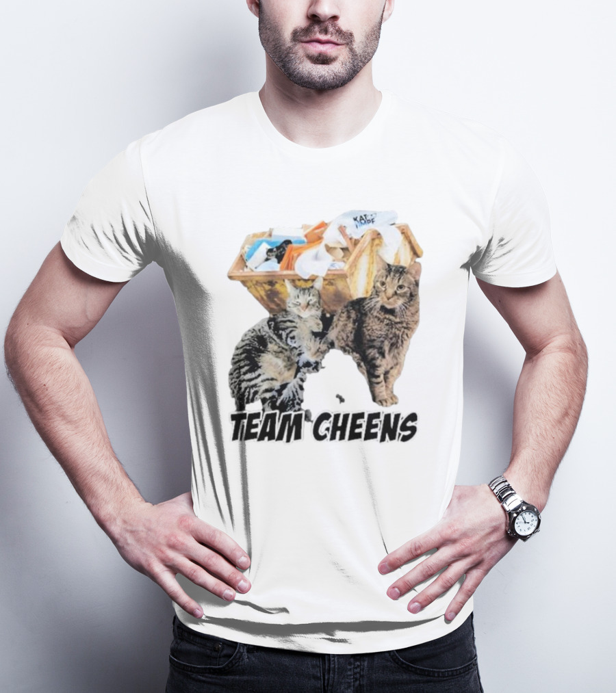 Kat Timpf Team Cheens Dumpster Cats T-Shirt