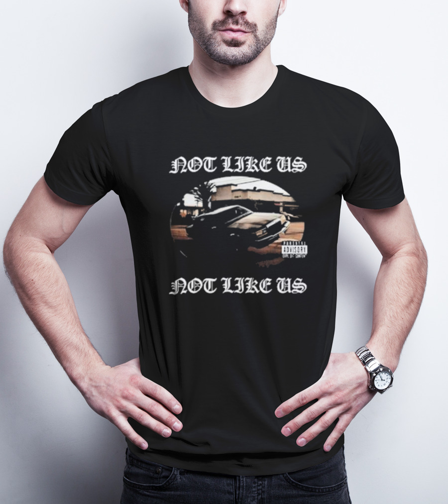 Not Like Us Kendrick Lamar Car Graphic Scene T-Shirt