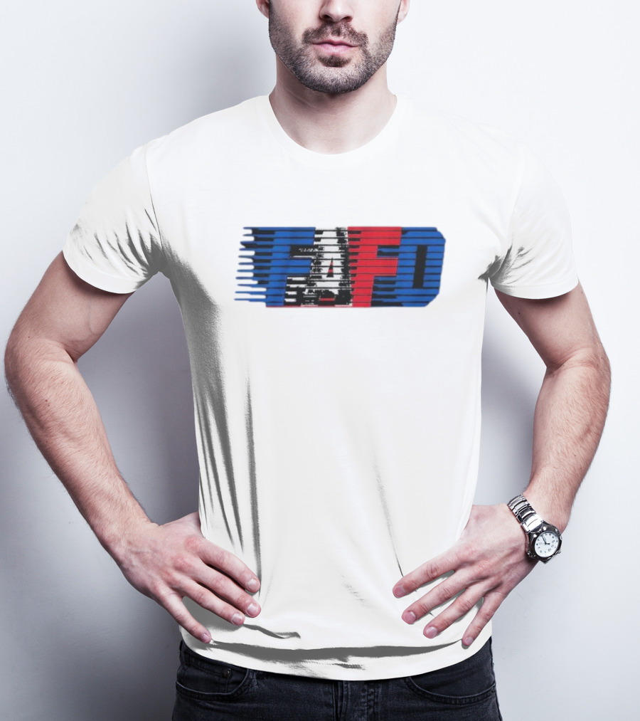 Usa Fafo Red White Blue Stripes T-Shirt