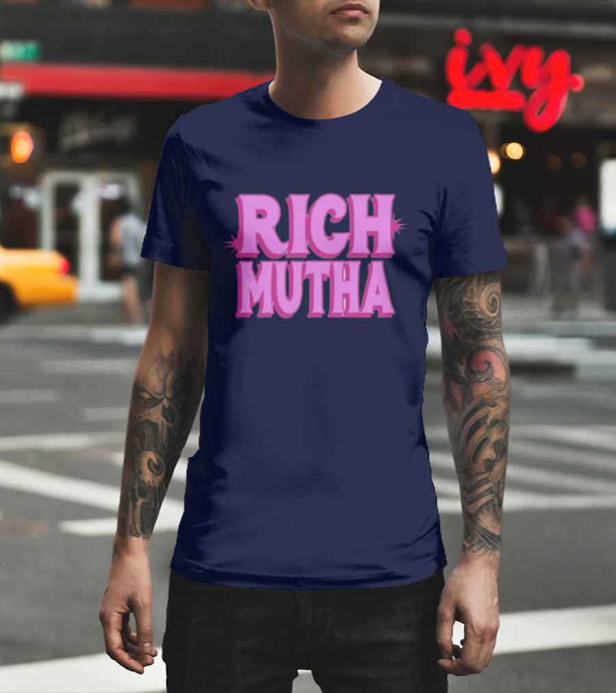 Monaleo Rich Mutha Pink T-Shirt