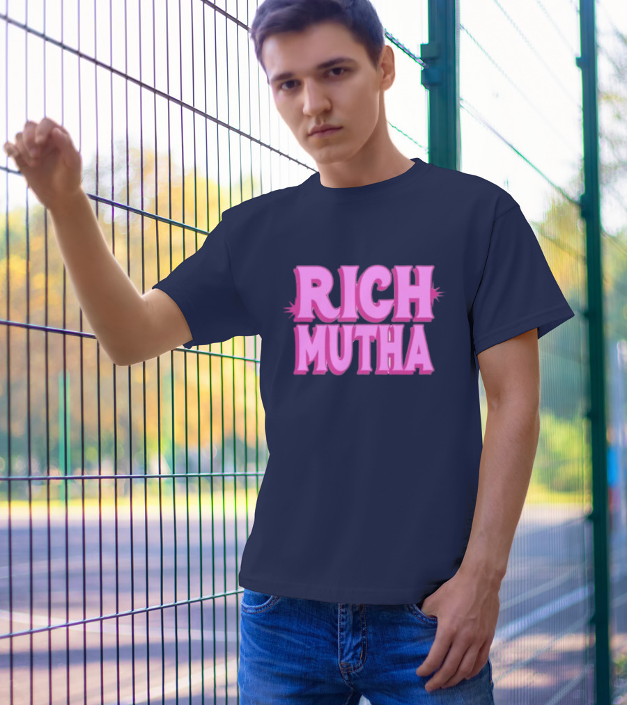 Monaleo Rich Mutha Pink T-Shirt