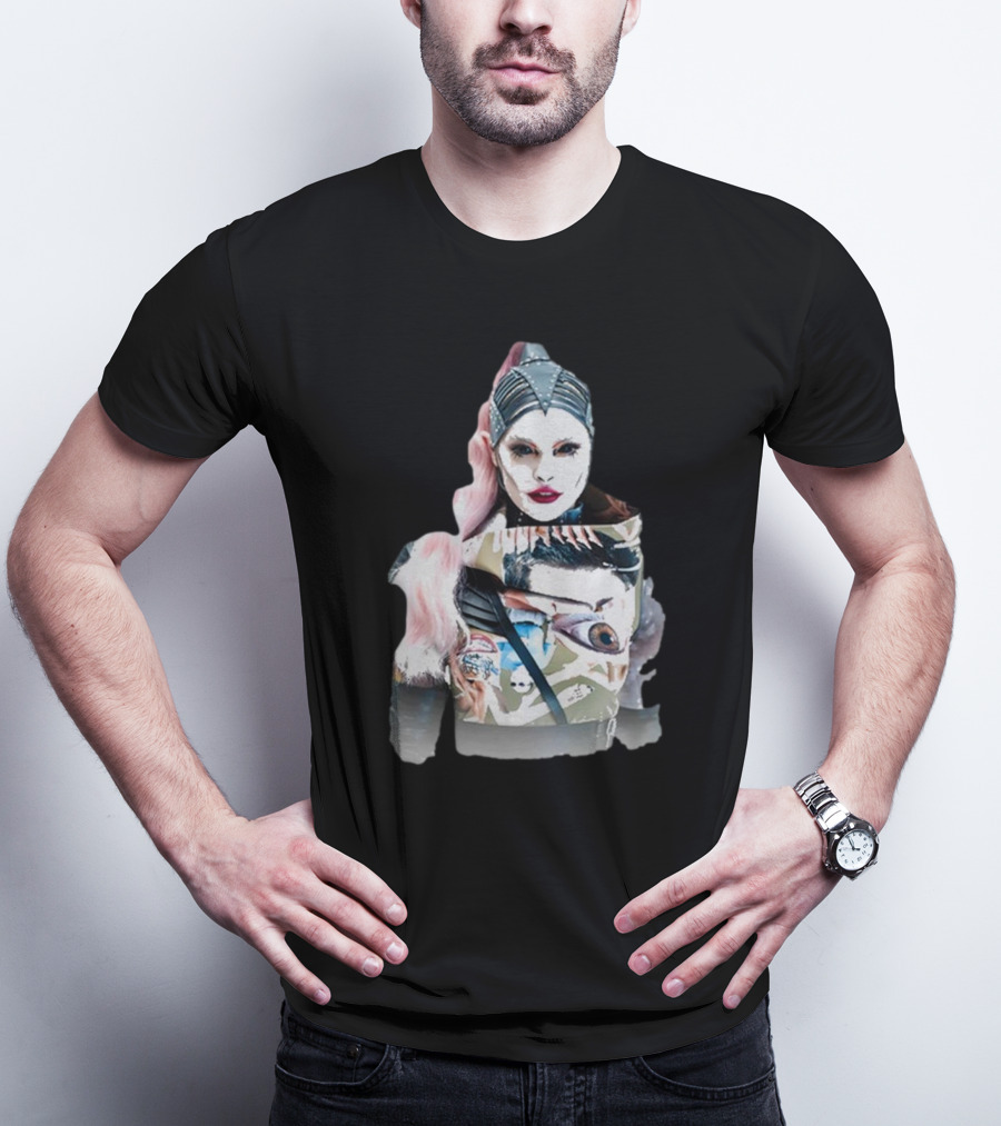 SKYND Catch Me If You Can Eerie Surrealist Portrait With Distinctive Mask And Eye T-Shirt