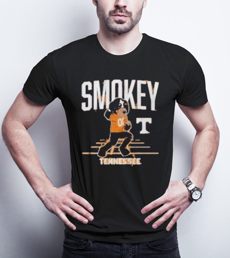 Tennessee Vols Smokey Mascot Football T T-Shirt