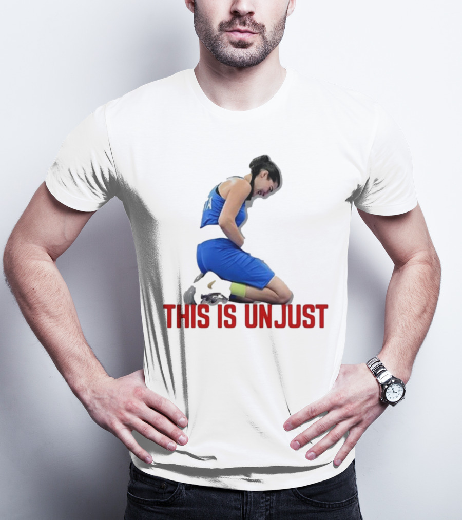 Kellie-Jay Keen Angela Carini This Is Unjust Athlete Kneeling T-Shirt
