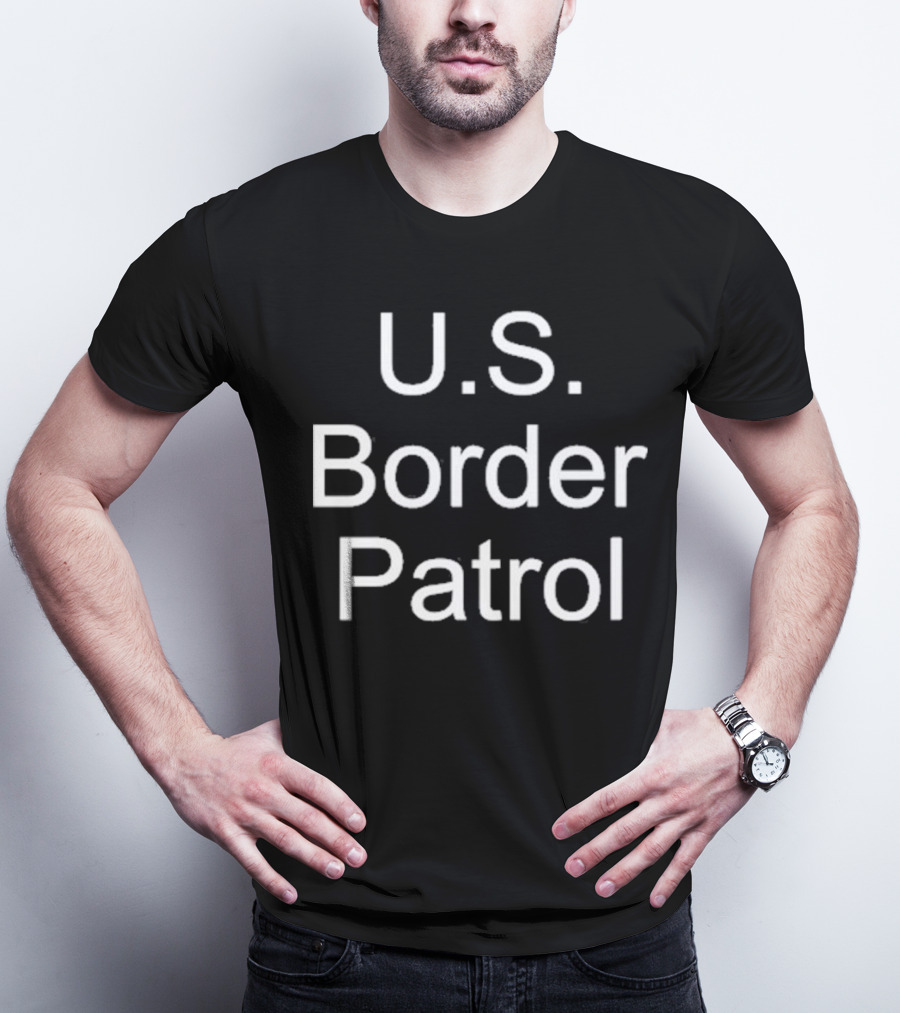 Michael Harriot U.S. Border Patrol Text T-Shirt