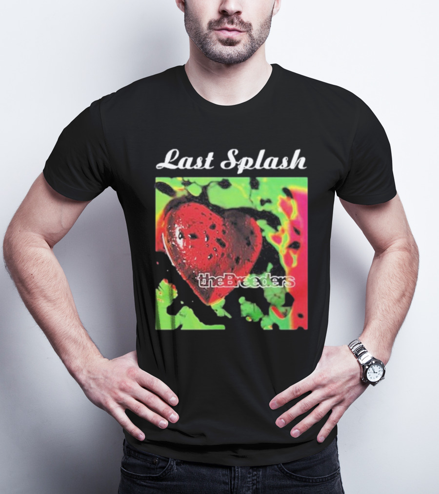 The Breeders Last Splash Album Art With Heart Image T-Shirt