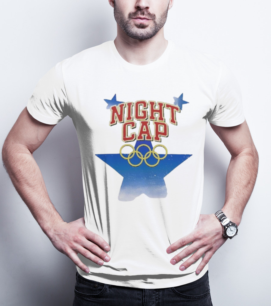 Night Cap Olympics Star Rings T-Shirt