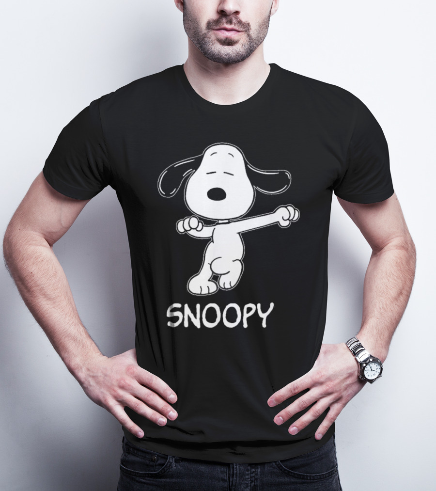 Snoopy Dance Style Peanuts Comic Character T-Shirt