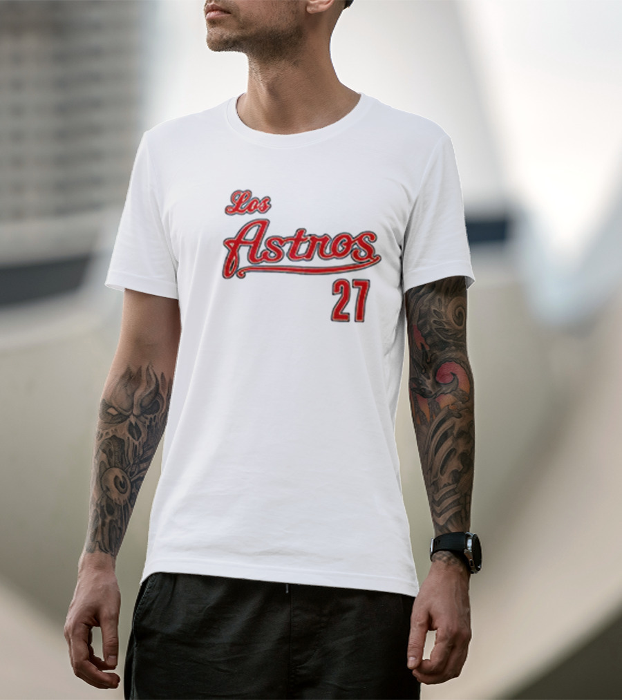 Jose Altuve Los Astros 27 Jersey Giveaway T-Shirt