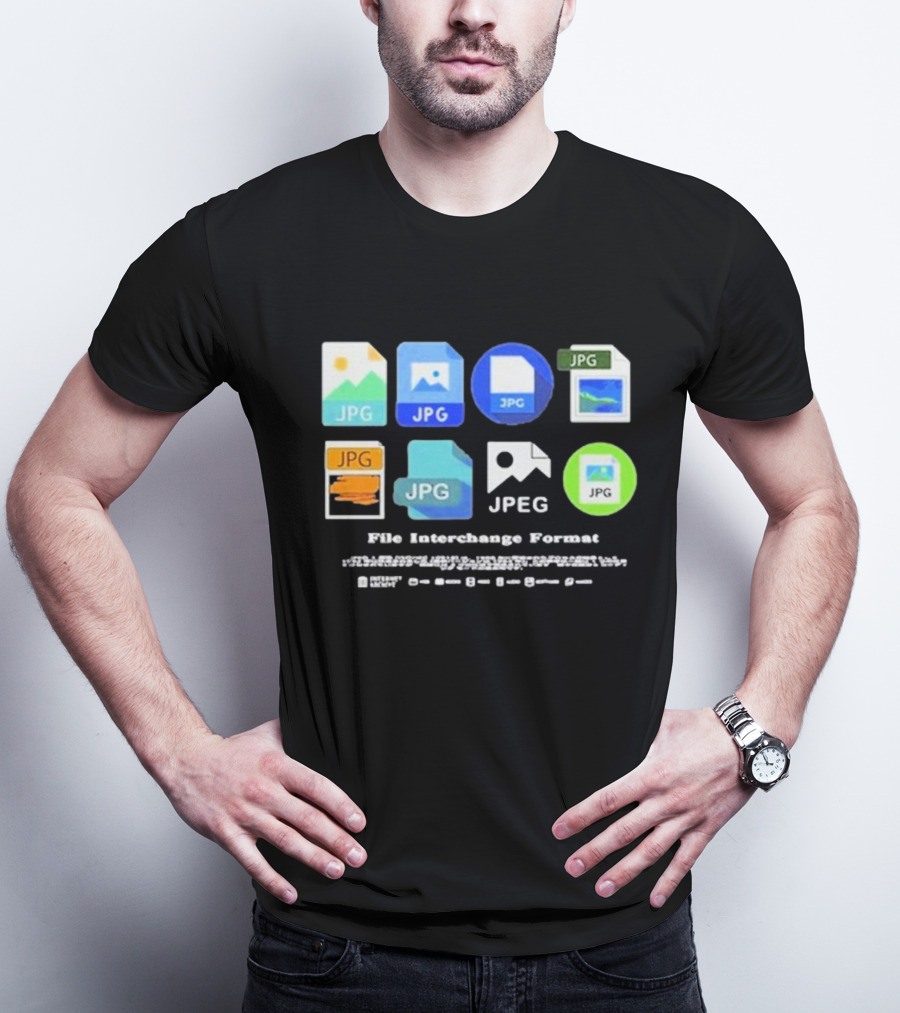 Jpegmafia File Interchange Format Distressed Thumbnails T-Shirt