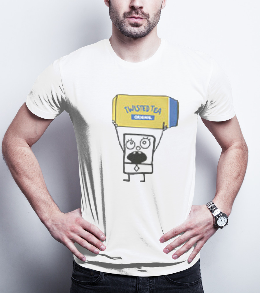 Twisted Tea Original DoodleBob Mashup T-Shirt