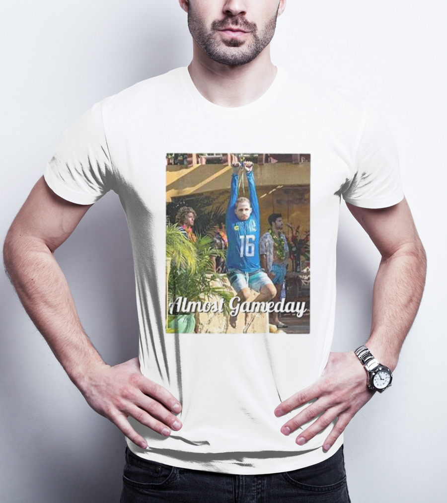 Almost Gameday Zipline Adventure In Sports Jersey T-Shirt