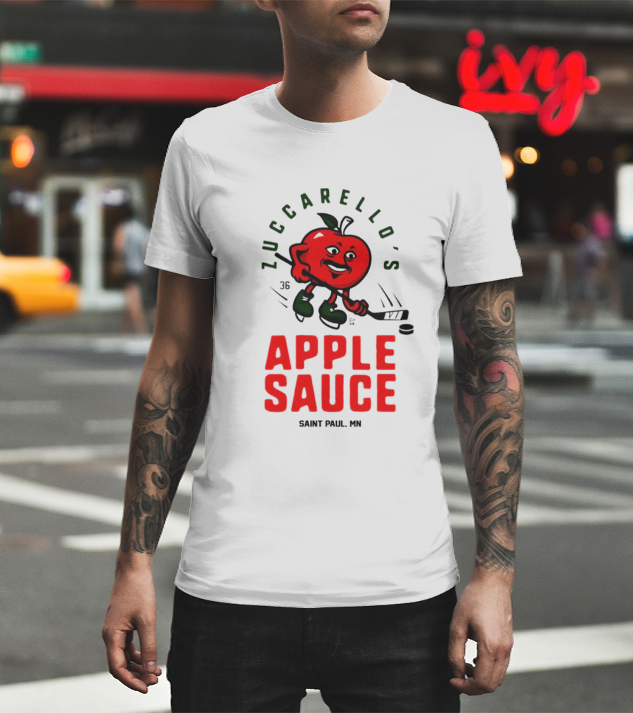 Zuccarello's Applesauce Hockey Saint Paul MN T-Shirt