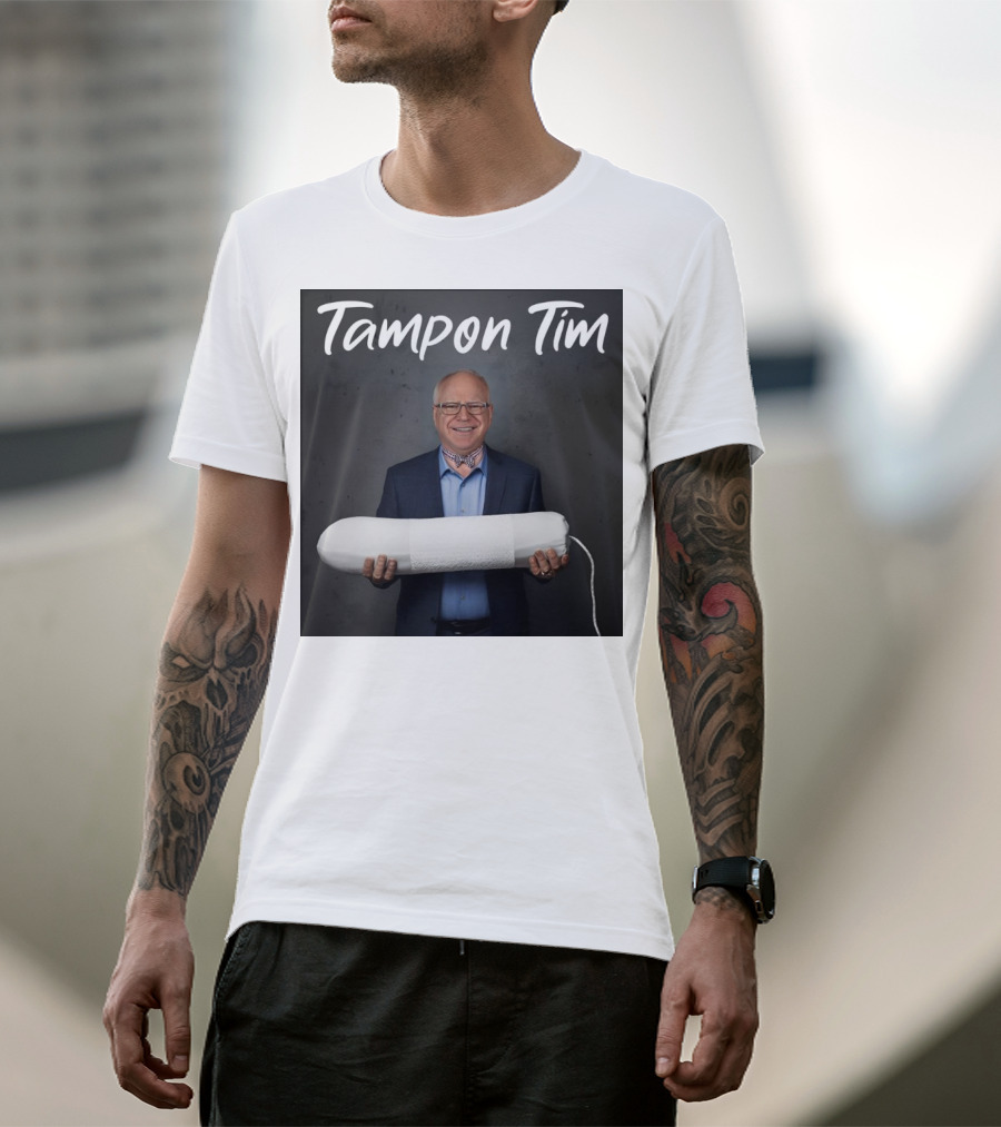 Johnny Midnight Tampon Tim Walz T-Shirt