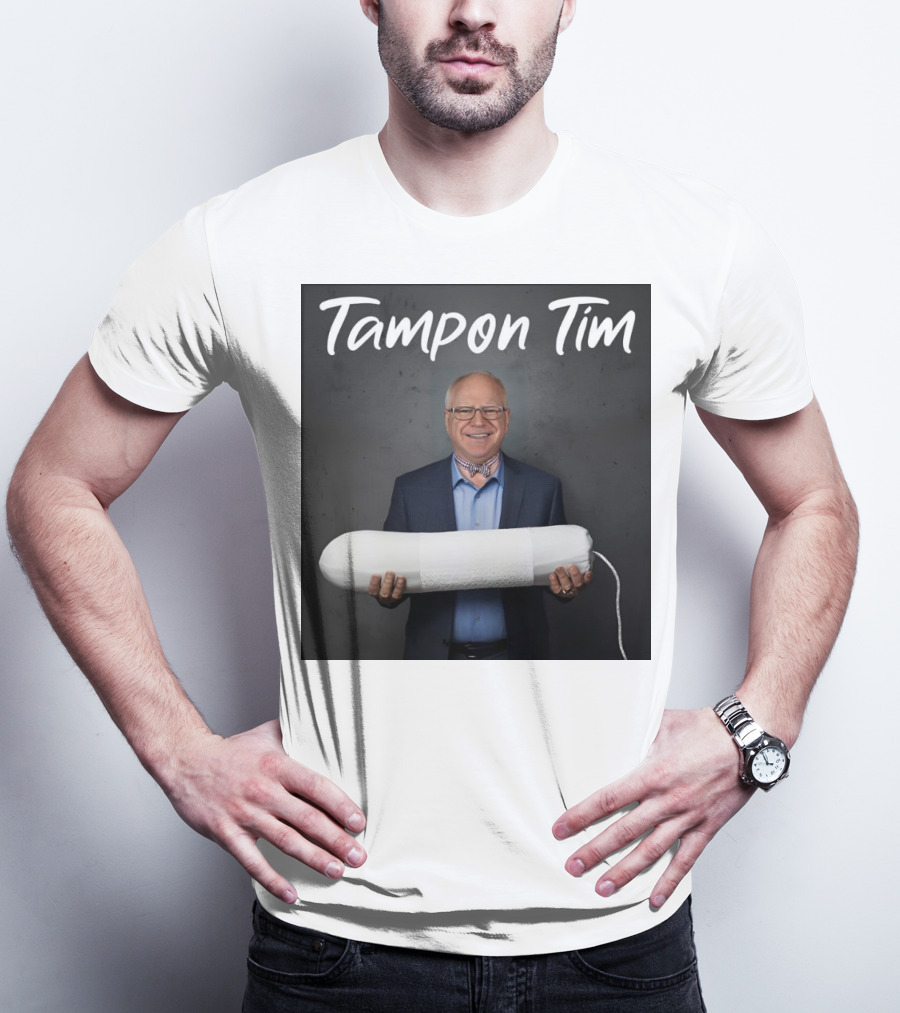 Johnny Midnight Tampon Tim Walz T-Shirt