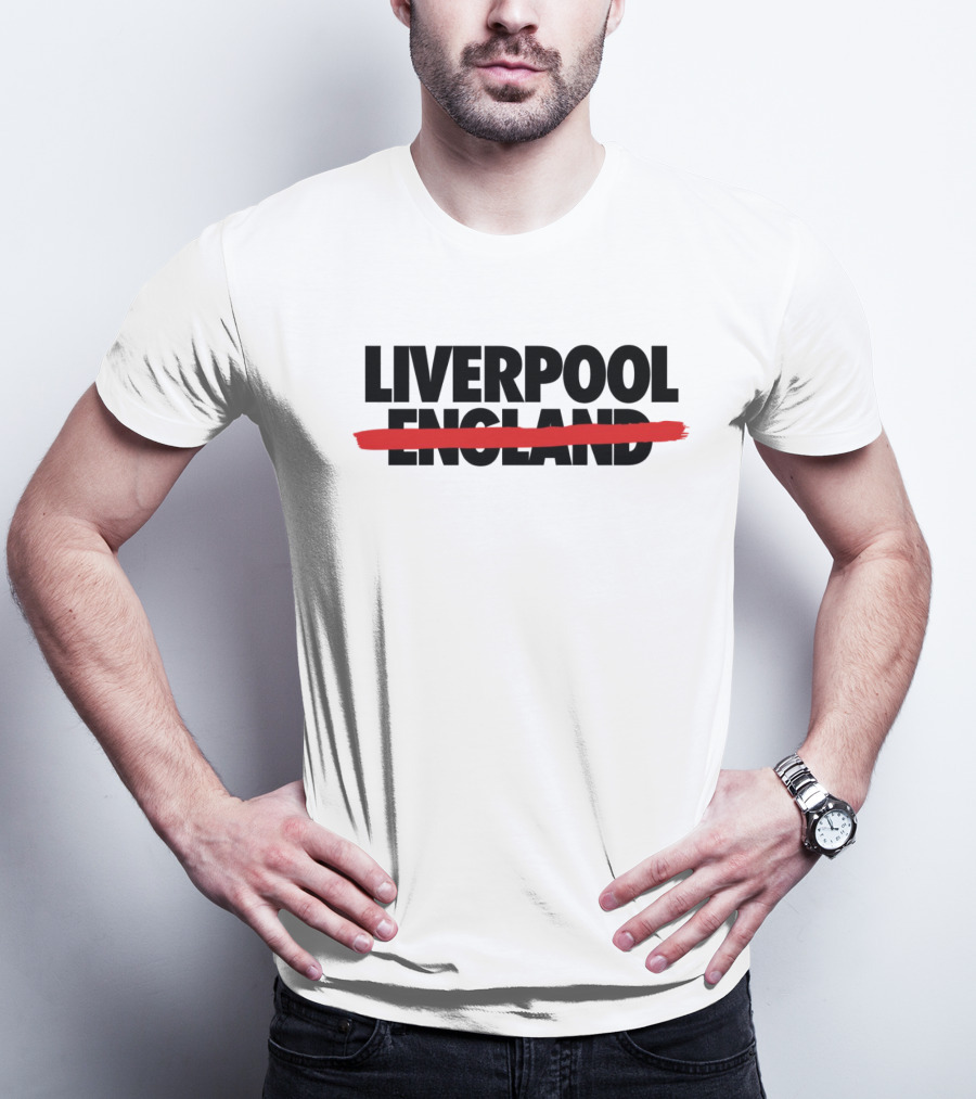 Allezlesrouges Liverpool Crossed Out England T-Shirt