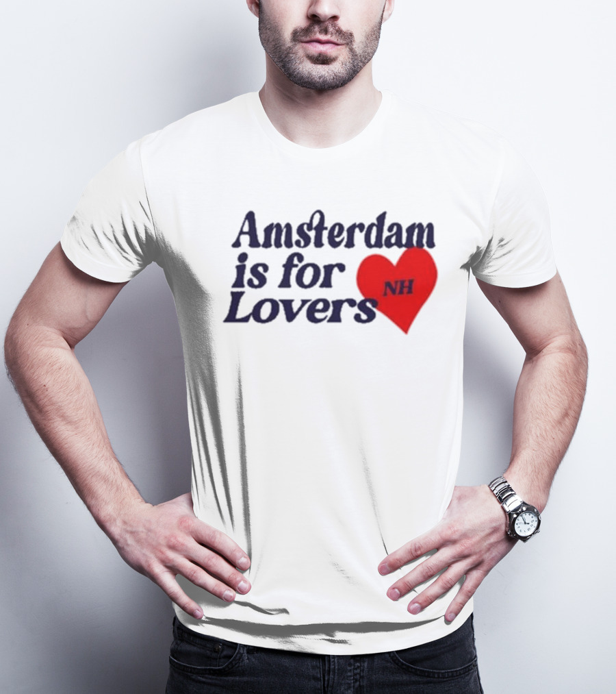 Amsterdam Is For Lovers NH Heart T-Shirt