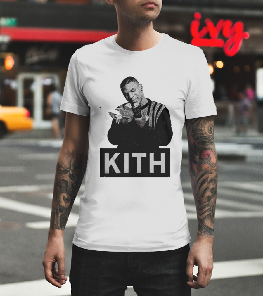 Mike Tyson Kith Now Meme With Pigeons T-Shirt
