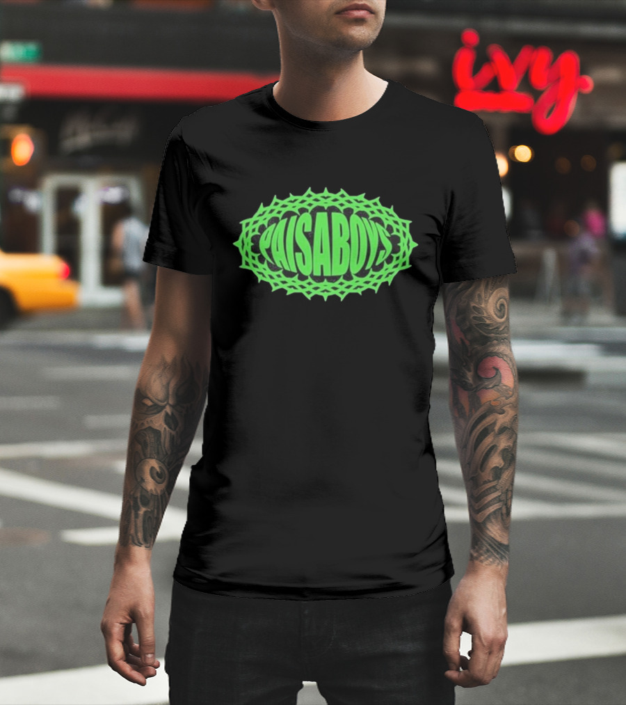 Paisaboys Imported Goods Hierro Green Mesh T-Shirt