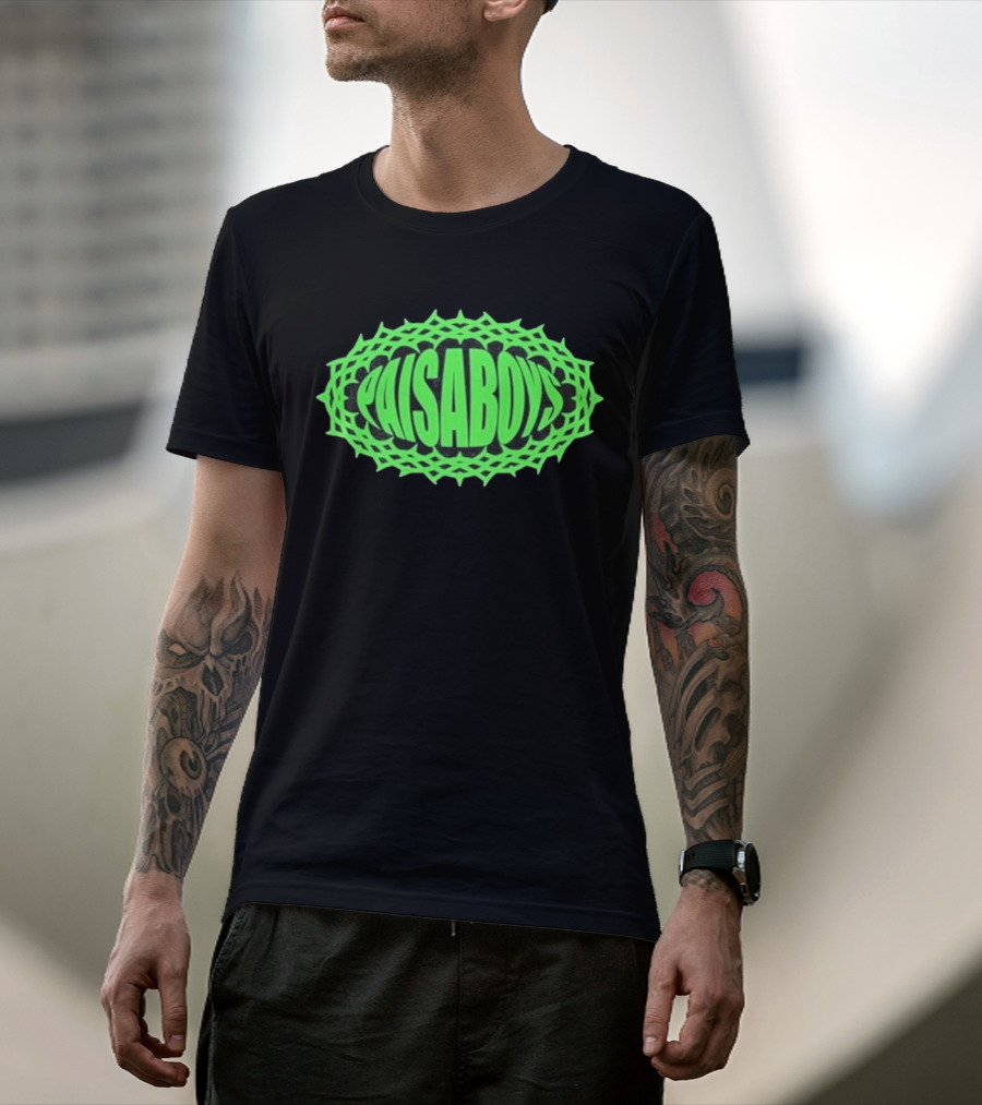 Paisaboys Imported Goods Hierro Green Mesh T-Shirt
