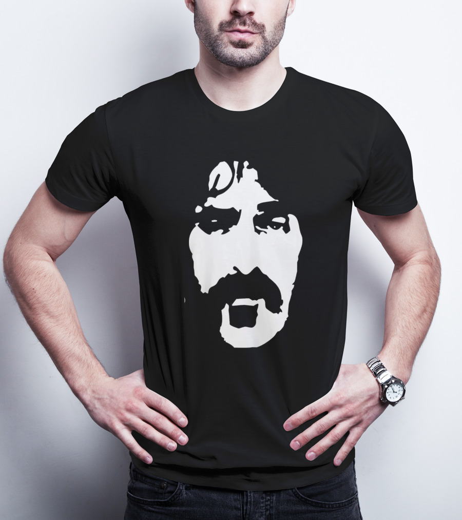Scott Ritter Frank Zappa Monochrome Face T-Shirt