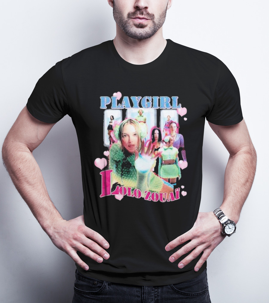 PLAYGIRL LOLO ZOUAÏ Retro Fashion Aesthetic With Feminine Icons T-Shirt