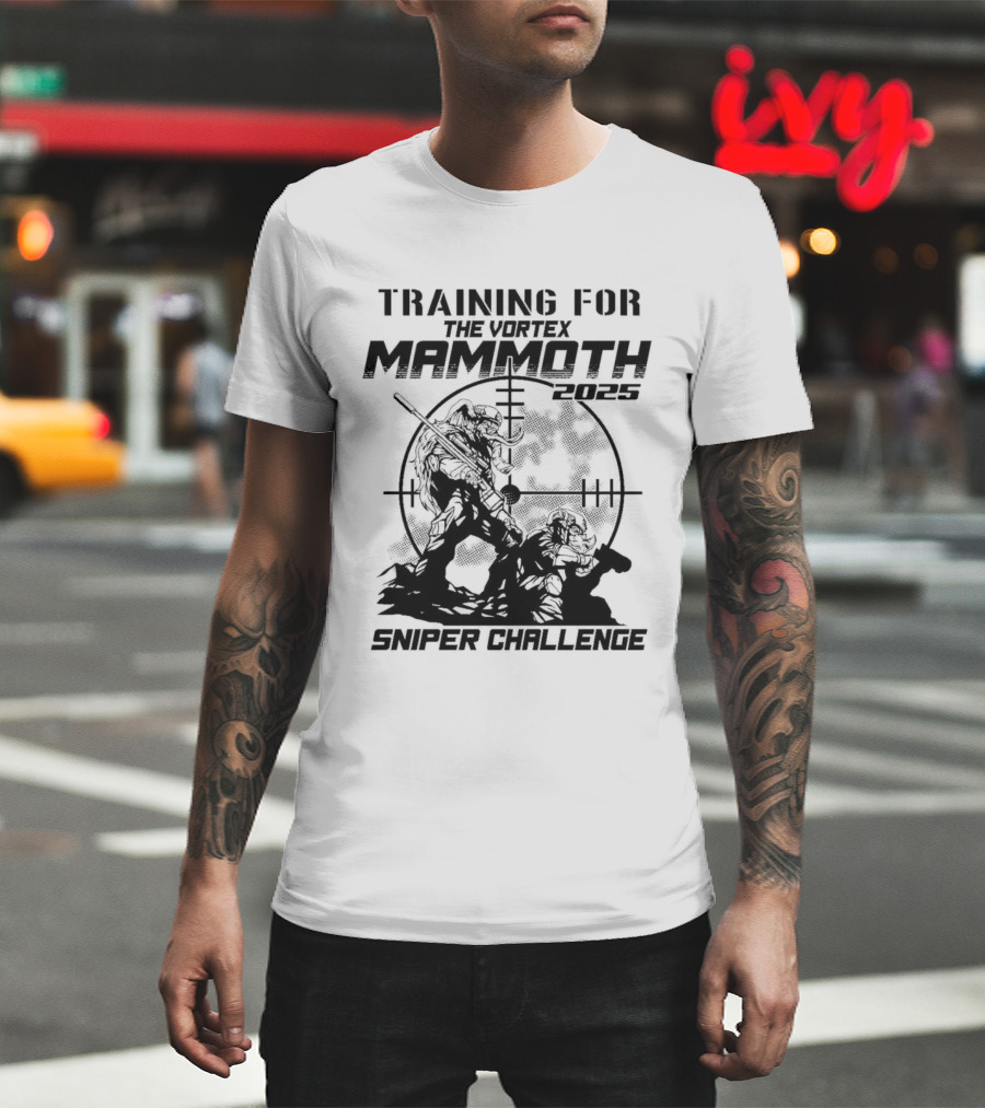 Training For The Vortex Mammoth 2025 Sniper Challenge With Tactical T-Shirt