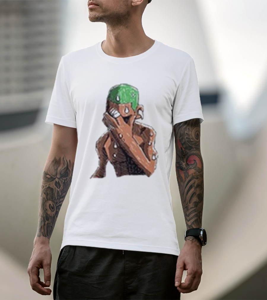 Frank Ocean Blonde Album Green Hair Iconic Cover T-Shirt
