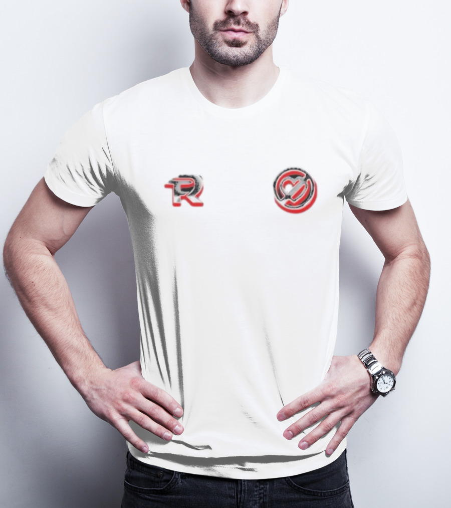 Fuerza Regida R Logo Chrome Emblem T-Shirt