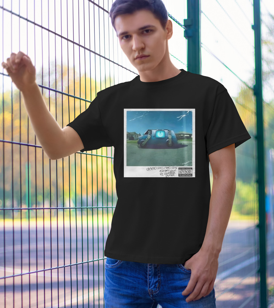 Funnyahhtees Good Kid M.A.A.D City Reboot Van Parental Advisory Kendrick Lamar T-Shirt