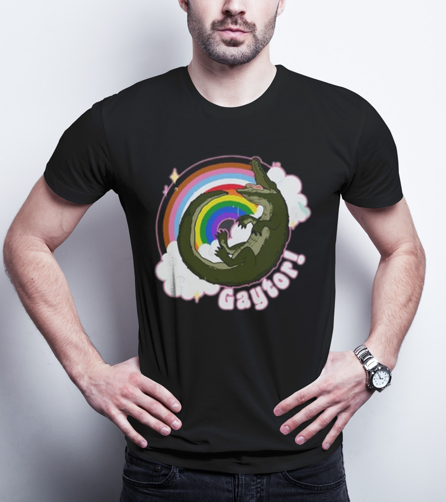 Gators Daily Gaytor Rainbow Clouds T-Shirt