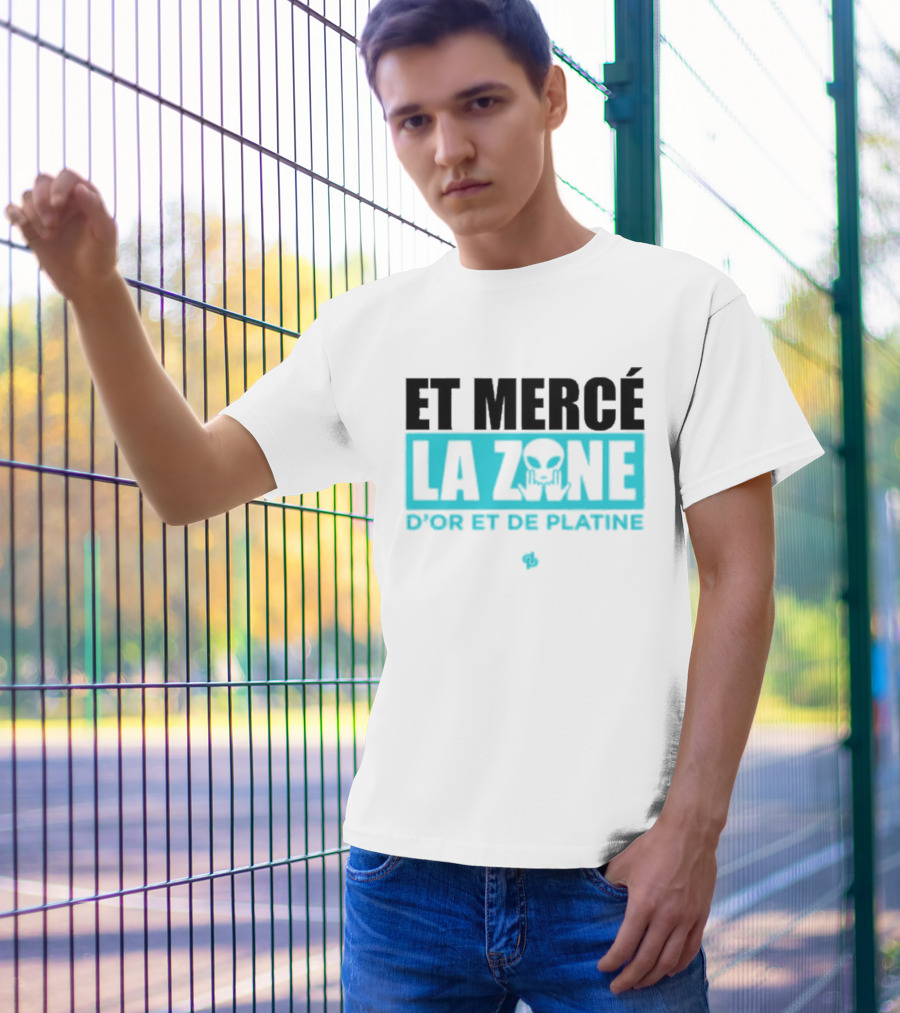 Et Mercé La Zone D'or Et De Platine Alien T-Shirt