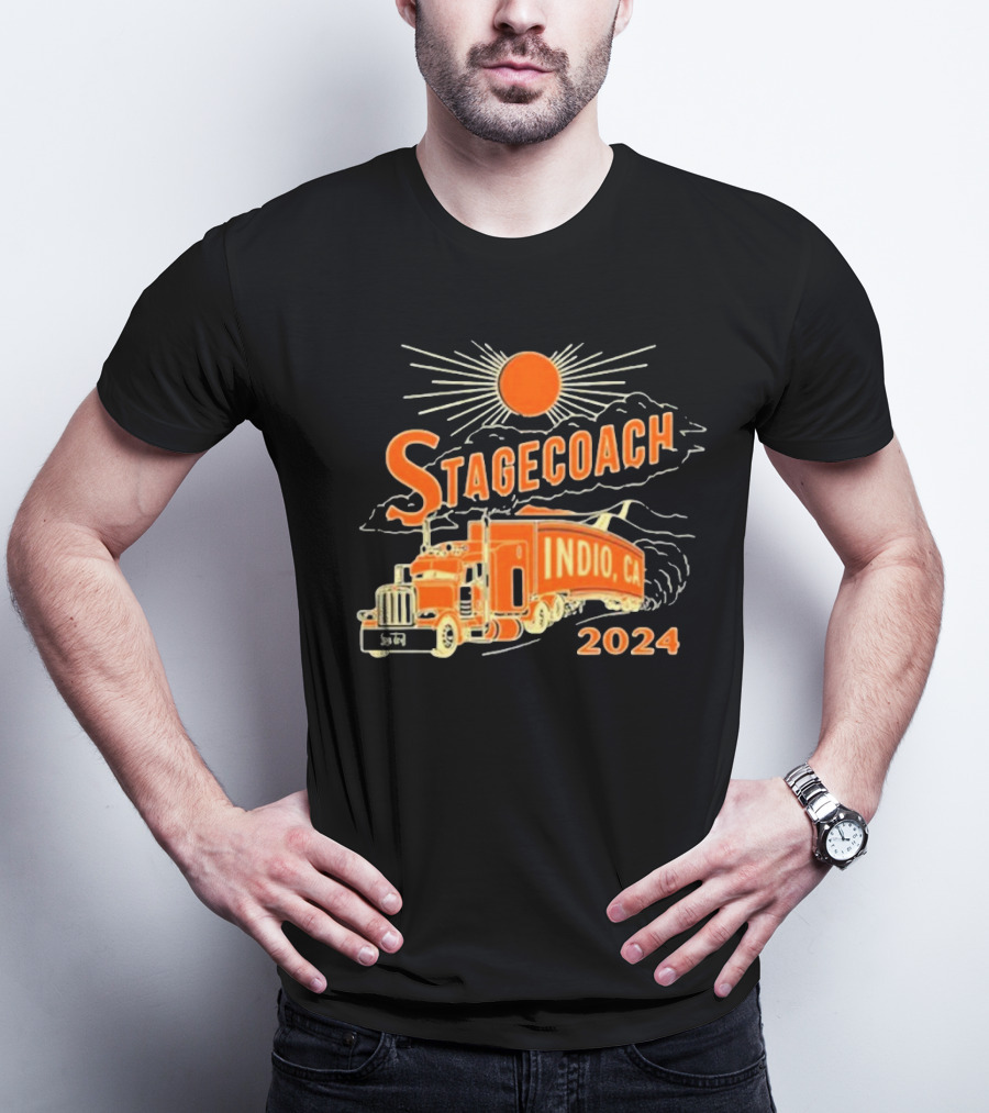Stagecoach Indio CA Truck T-Shirt