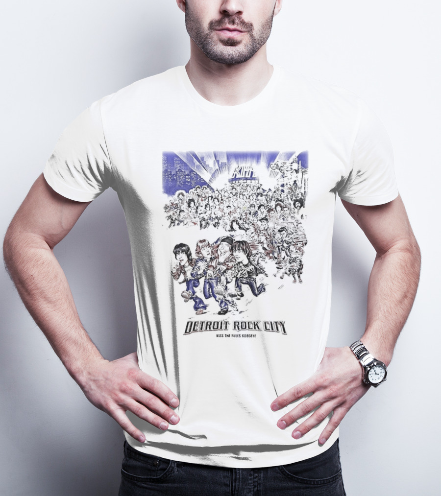 Kiss Band August 13 1999 Detroit Rock City Kiss The Rules Goodbye T-Shirt