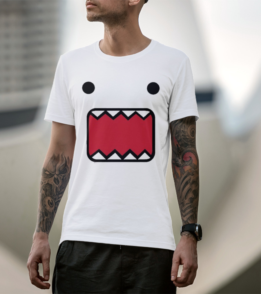 Mamono World Nostalgia Domo Kun Face T-Shirt